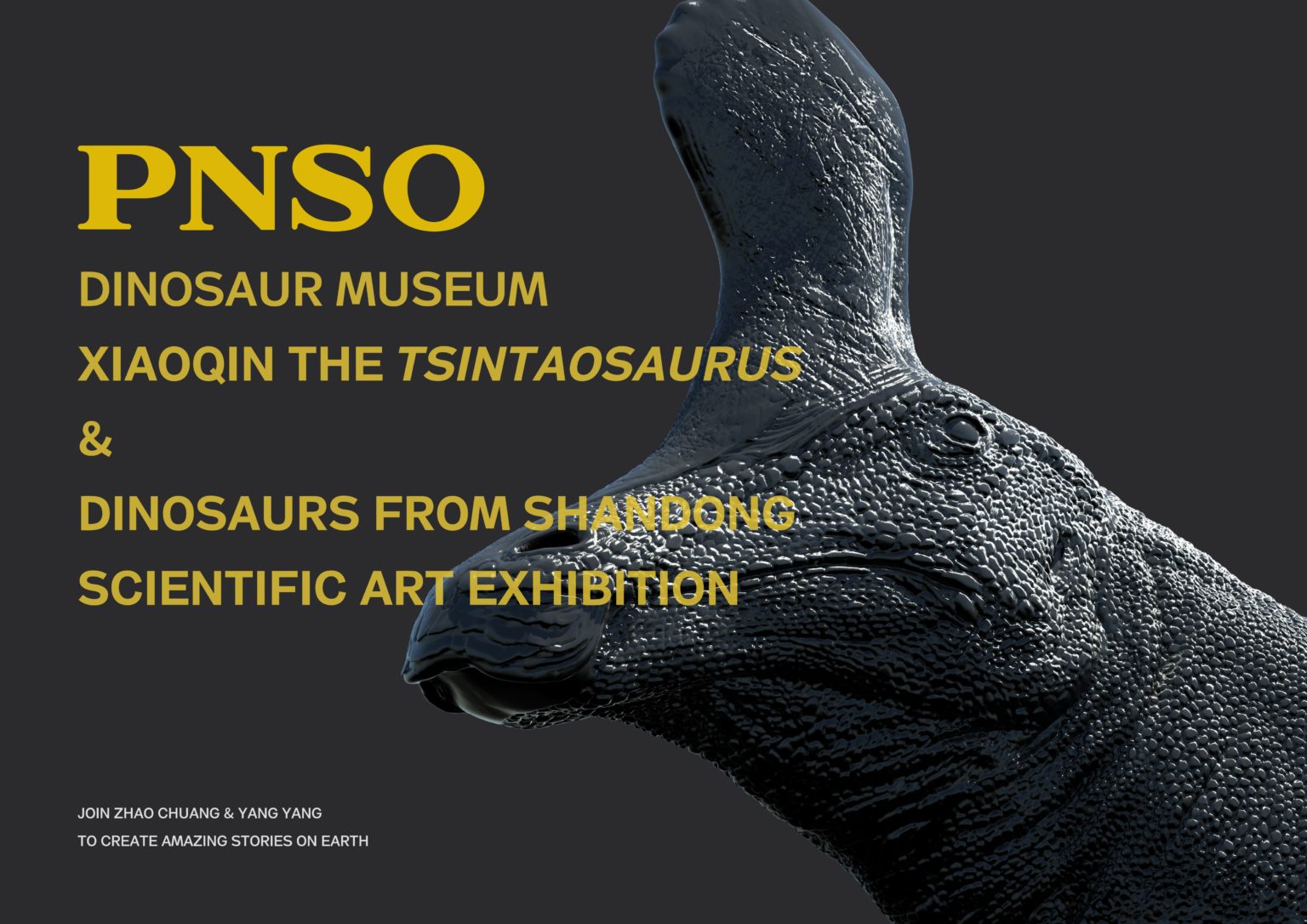 New Release | Xiaoqin the Tsintaosaurus 1:35 Scientific Art Model from PNSO Dinosaur Museum – PNSO